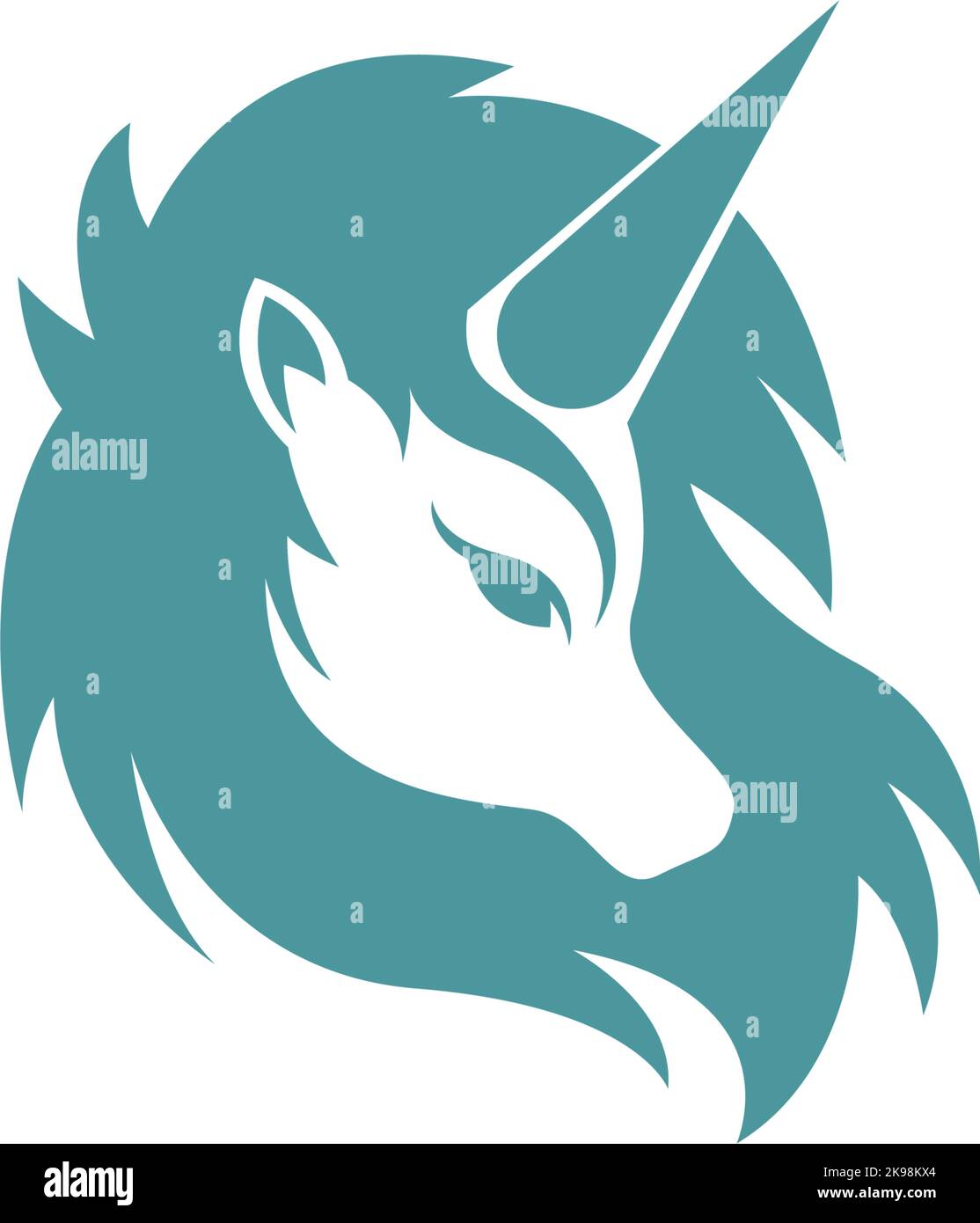 Unicorn logo icon design illustration vector Stock Vector Image & Art ...