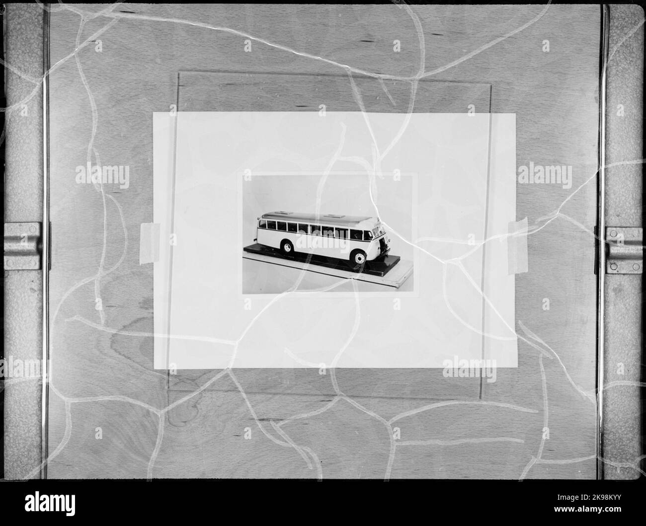 Photo of a model of State Railways, SJ Bus with registration number A ...