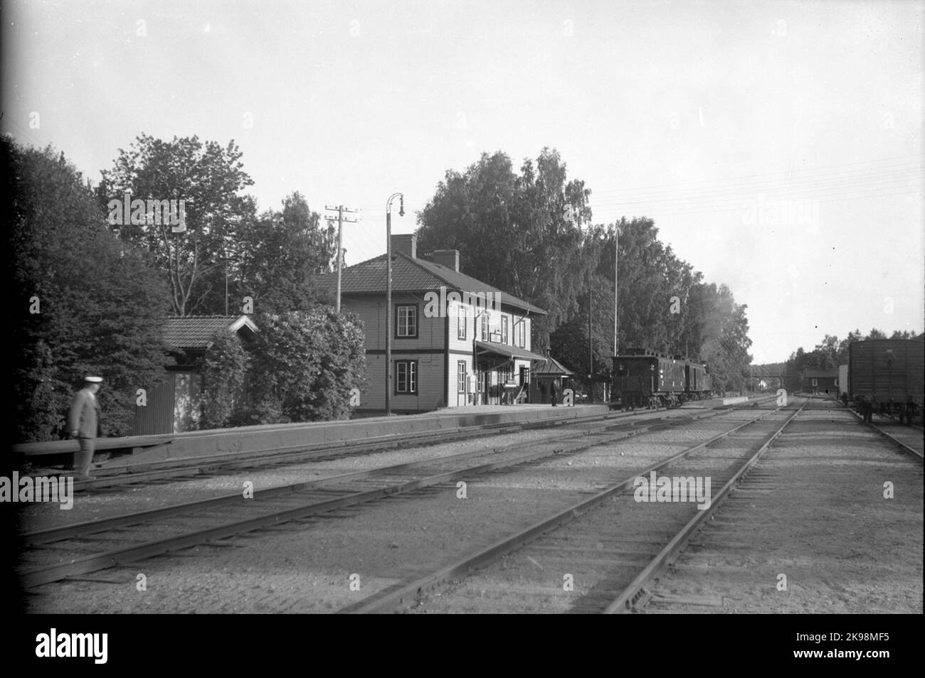 Station opened in 1876. The station house, two floors in wood, was ...