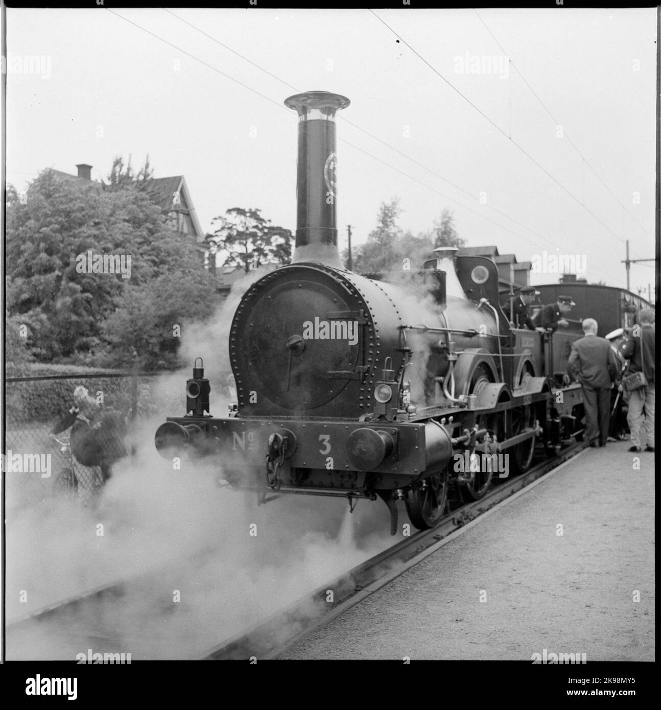 Southern main line, SSB LOK 3 "Prince August Stock Photo - Alamy