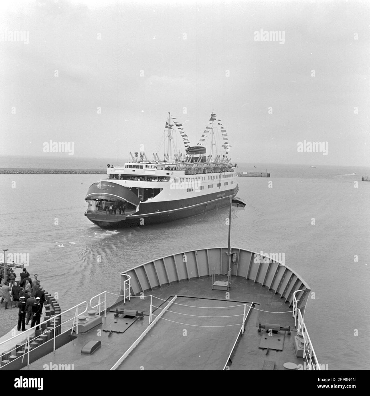 Inauguration of the "Bird Road Line" between Rodbyhavn, Lolland ...