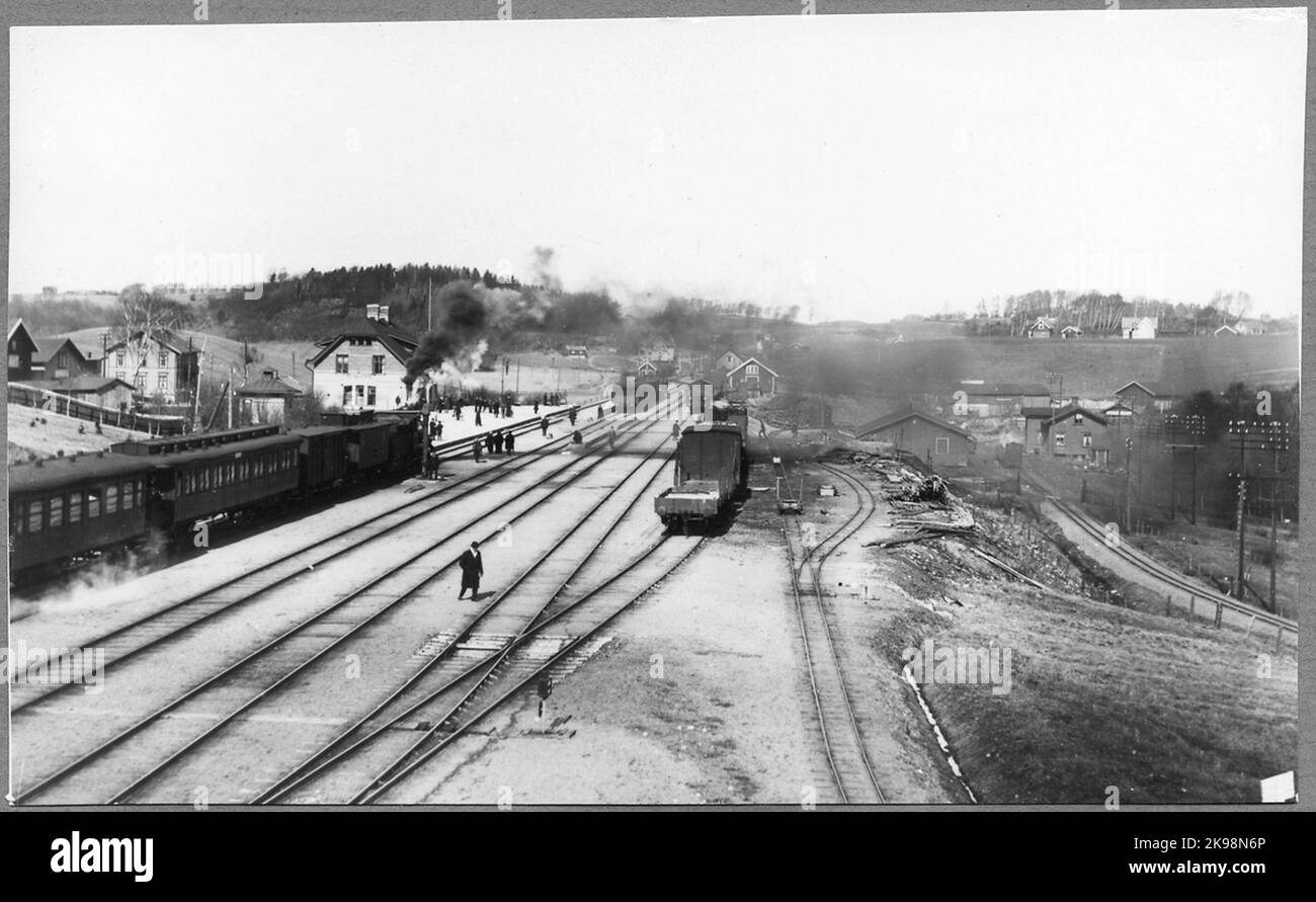 Munkedal Railway Station Stock Photo - Alamy