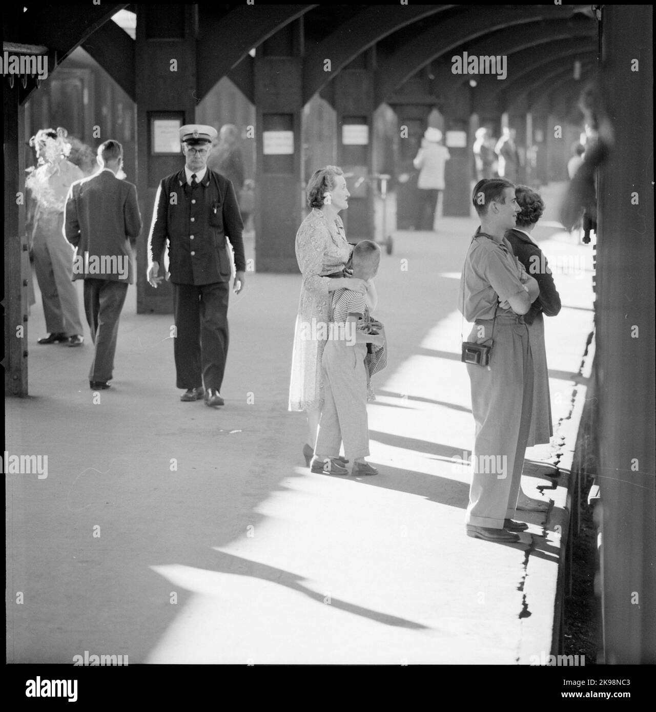 Platform staff Black and White Stock Photos & Images - Alamy