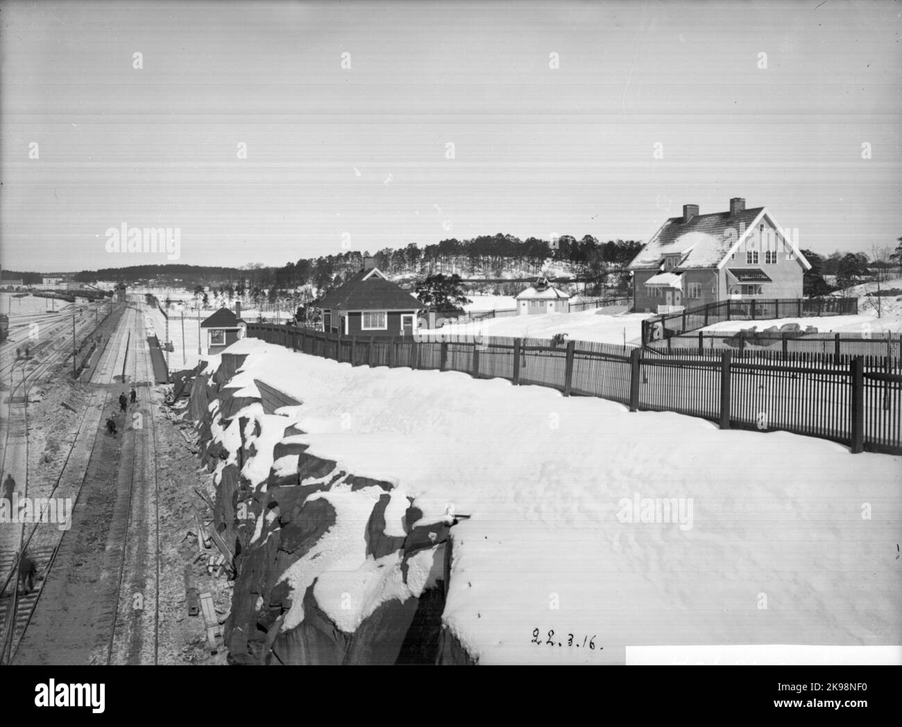 The station in Hagalund Stock Photo - Alamy