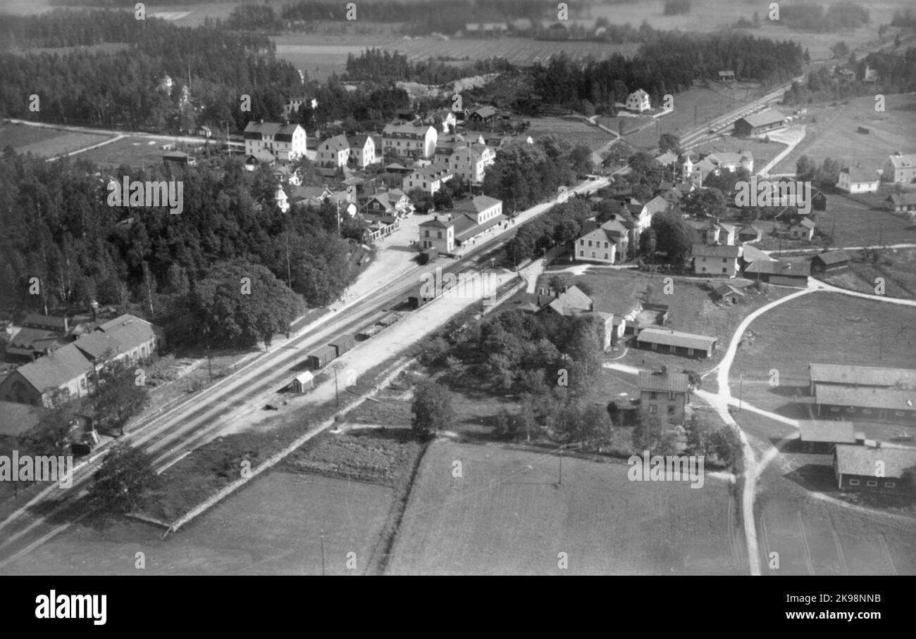 Aerial image over the station area Stock Photo - Alamy