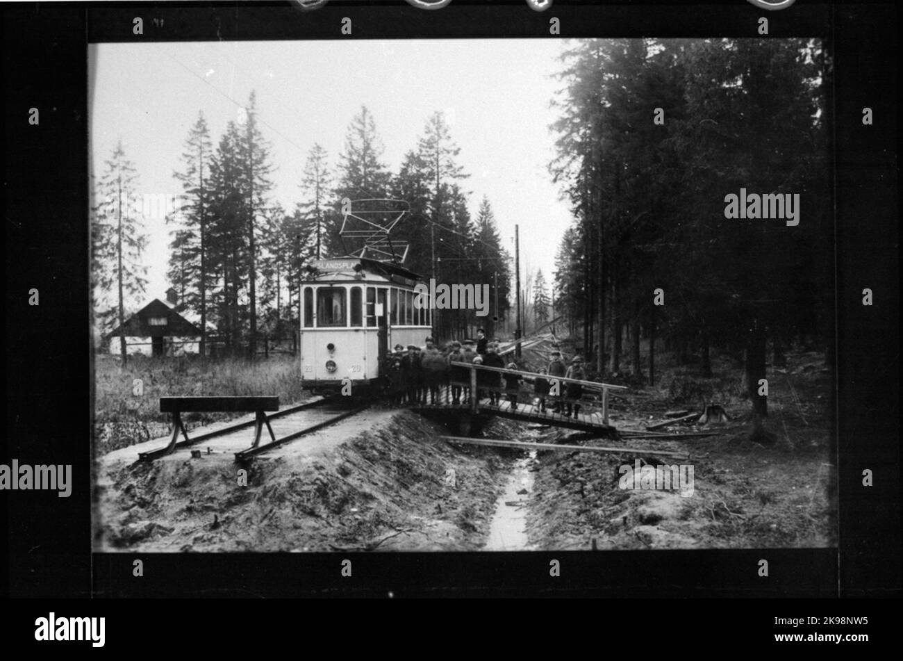 Gävle City's tramways, GSS tram 20, a former long -term carriage at ...