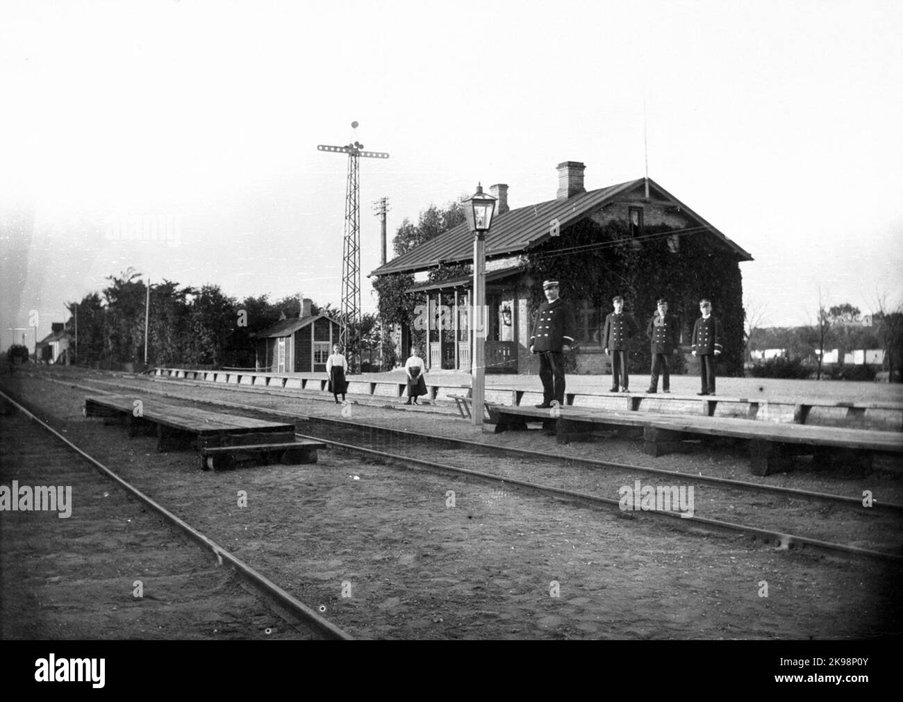Malmö - Trelleborg Railway, MTJ, Tygelsjö station Stock Photo - Alamy