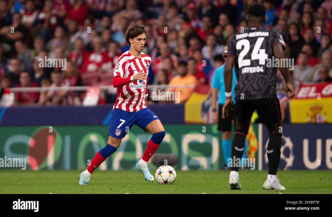 26th October 2022; Stadium Civitas Metropolitano, Madrid, Champions ...