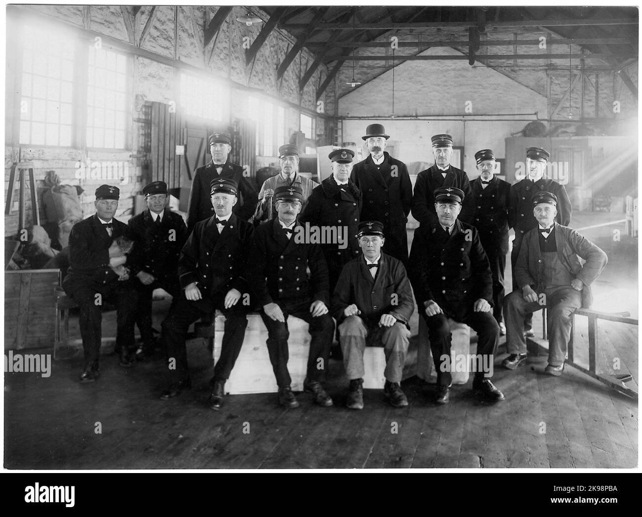 Railway station in building Cut Out Stock Images & Pictures - Alamy