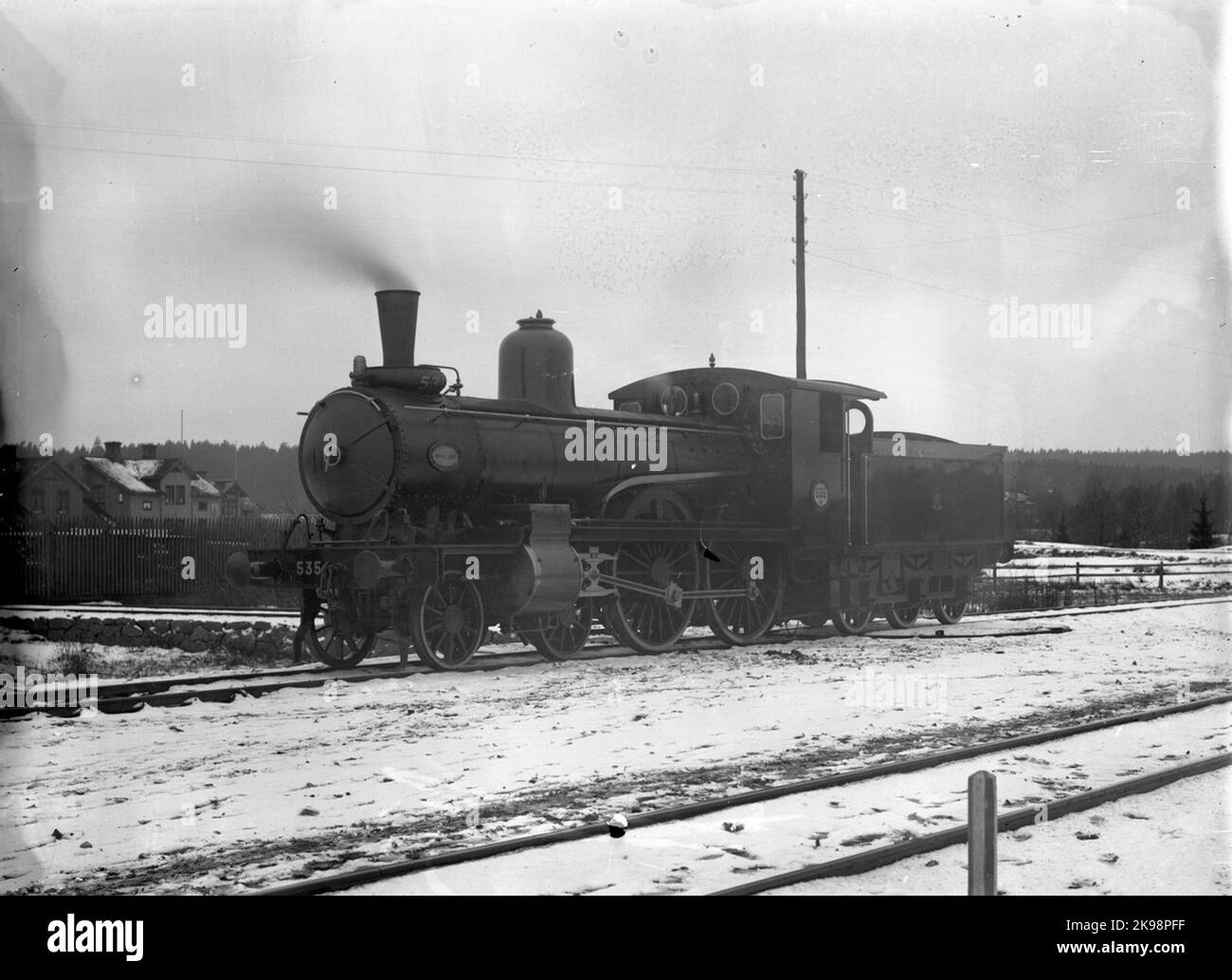 The State Railways, SJ CC 535. The locomotive was manufactured by Nohab ...
