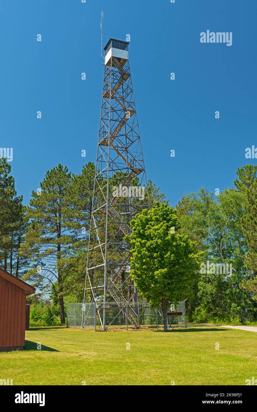 Observation Tower in a Wildlife Refuge in the Seney National Wildlife ...