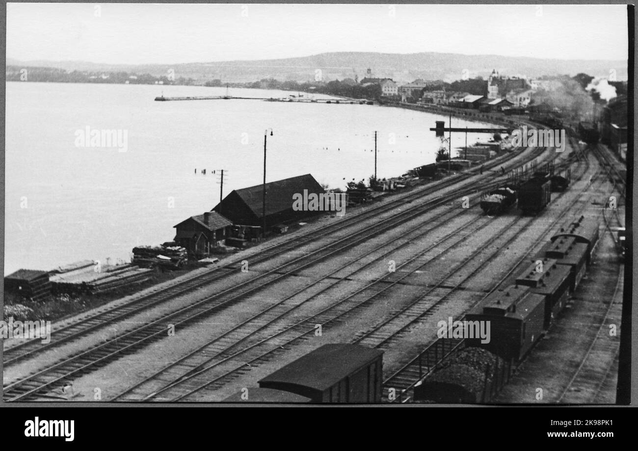 Jönköping station area Stock Photo - Alamy