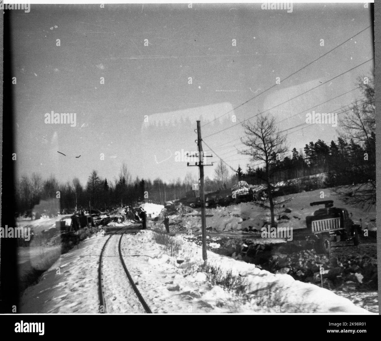 Road redress and widening to normal tracks on the line between Storsjö ...