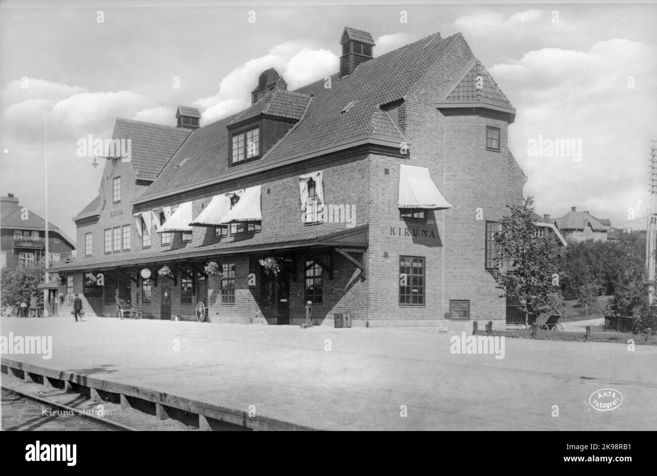 Kiruna Central Station Stock Photo - Alamy