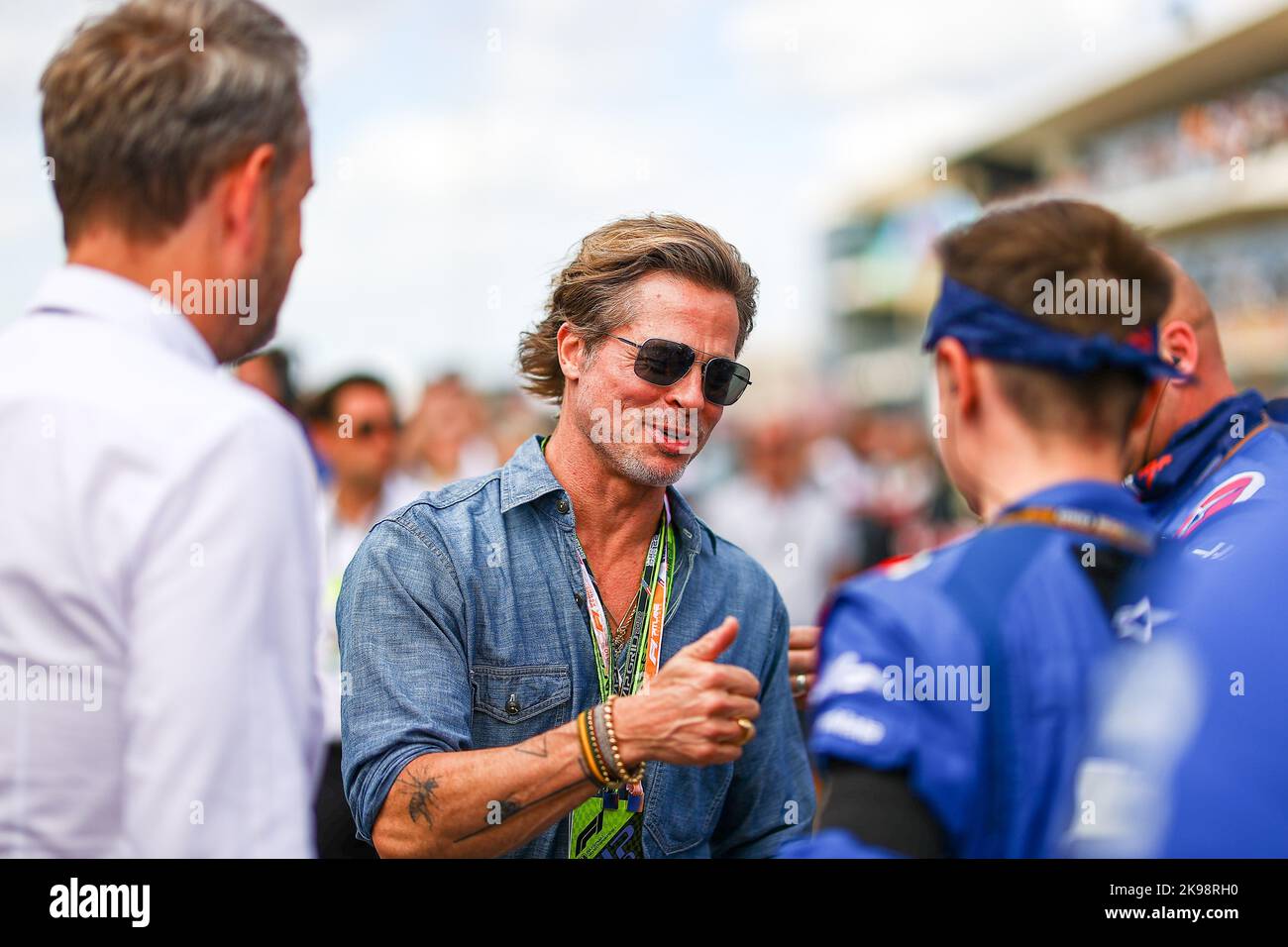 AUSTIN, TEXAS, USA on 23. OCTOBER 2022; Brad PITT, actor, celebrity ...