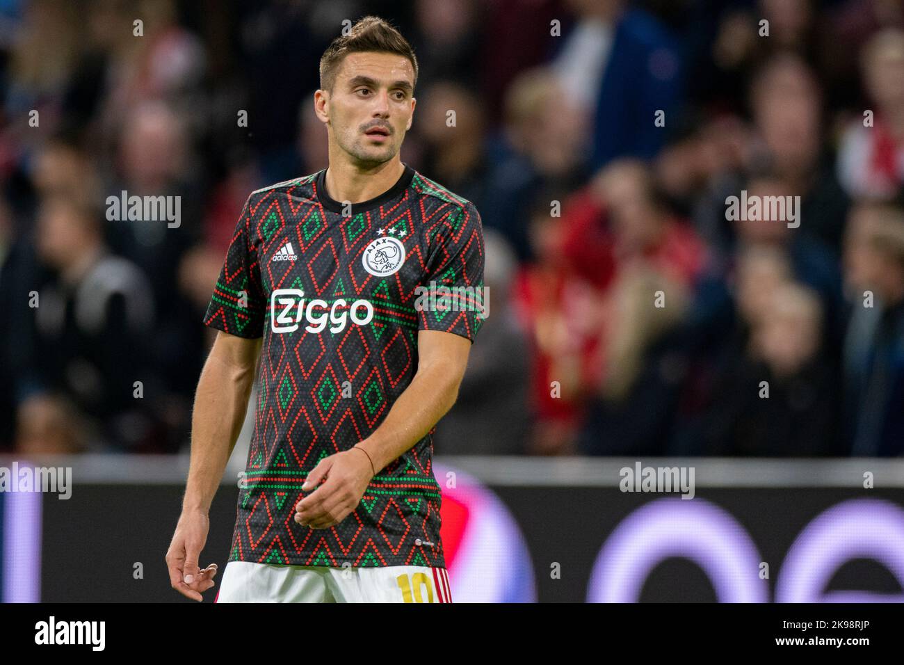 Dusan Tadic of Ajax looks on during the UEFA Champions League Group A ...