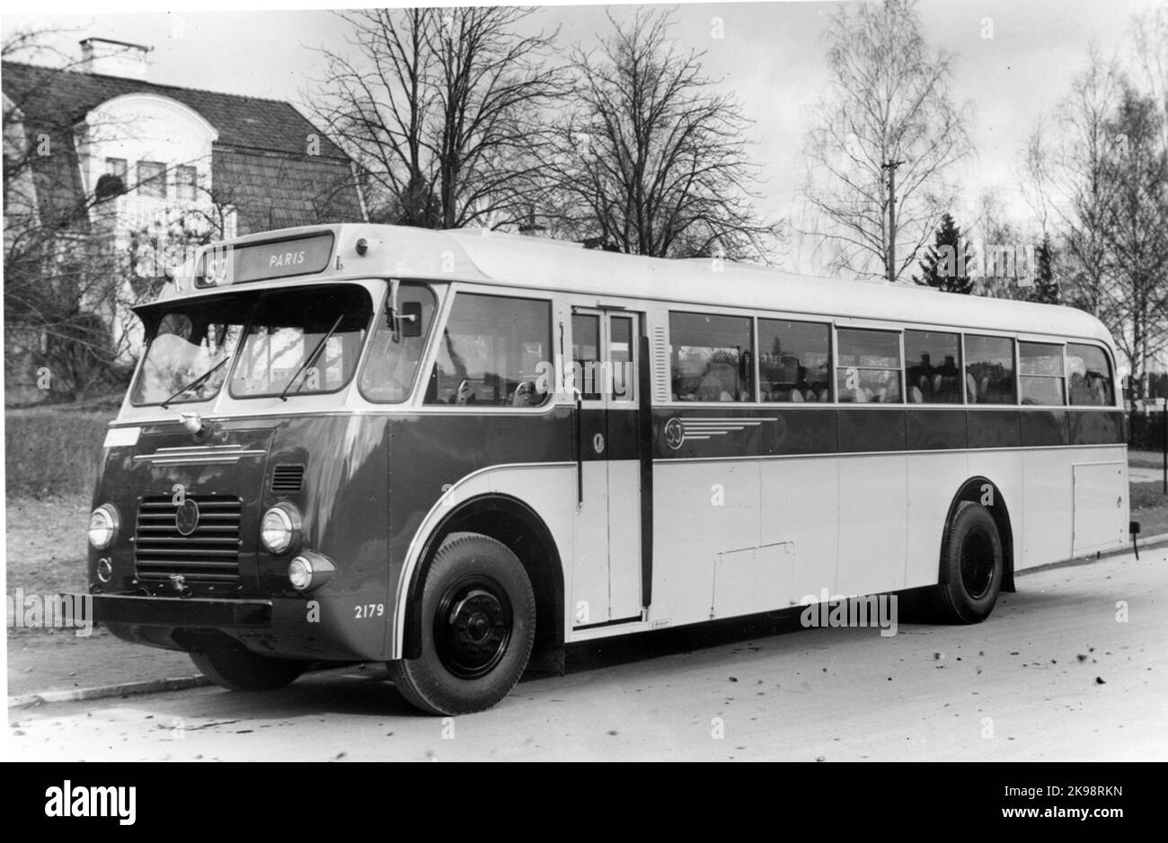 State Railways, SJ Bus 2179. Volvo Bus B638 Stock Photo - Alamy