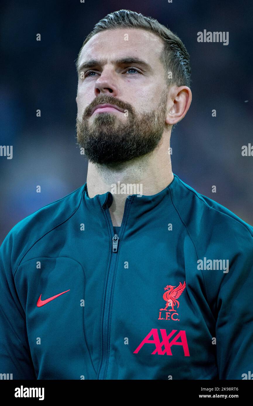 Amsterdam, Netherlands. 27th Oct, 2022. Jordan Henderson of Liverpool during the UEFA Champions ...
