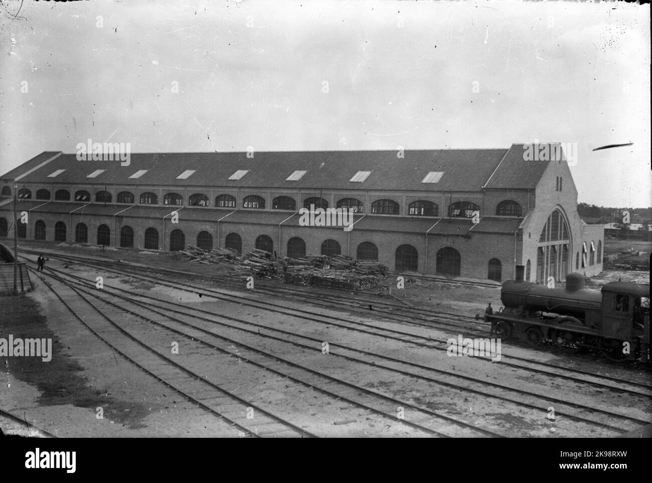 Locomotive Workshop, Age Stock Photo - Alamy