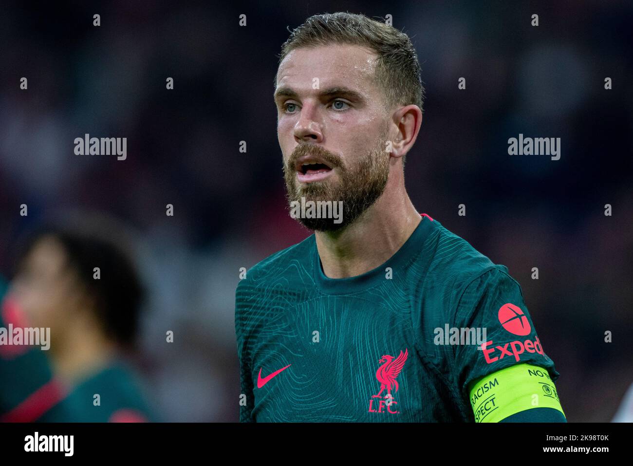 Jordan Henderson of Liverpool during the UEFA Champions League Group A match between Ajax ...