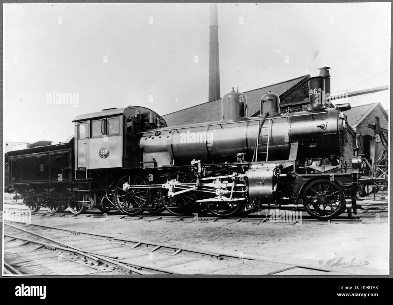 State Railways, SJ L 969 on delivery Stock Photo - Alamy