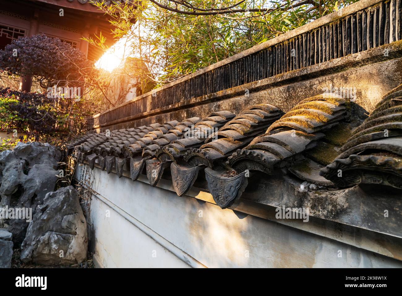 Old building of Nanjing China Confucius Temple Stock Photo - Alamy
