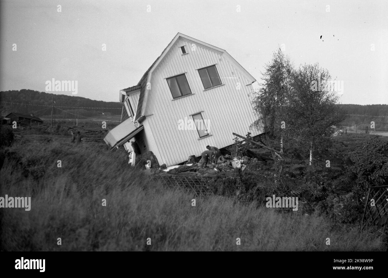 Surte disaster. (8.16 pm). More than 30 residential buildings were ...