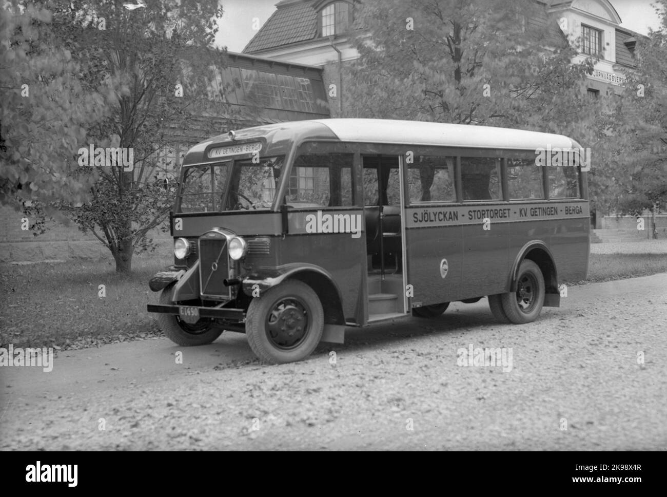 Volvo Bulldog Bus for Palmqvist, Kalmar. Sjölyckan - Stortorget - Kv ...