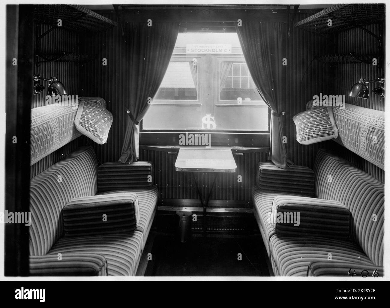 1st class compartment, State Railways, SJ Bo4b Stock Photo - Alamy