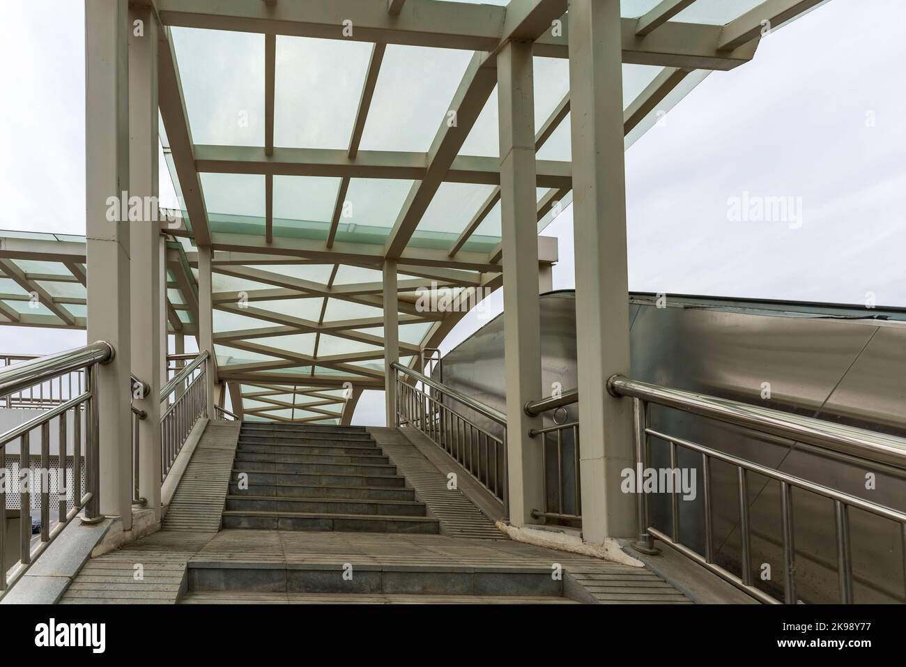 Modern architectural bridge stairs hi-res stock photography and images ...