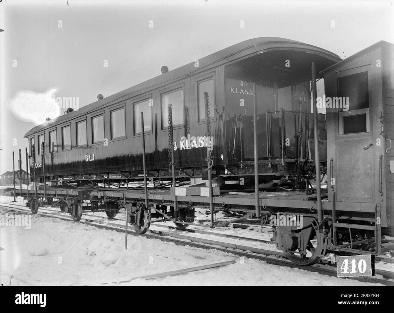 Byvalla - Långshyttans Railway, BLJ BCO 4. Carriage Built in Linköping ...