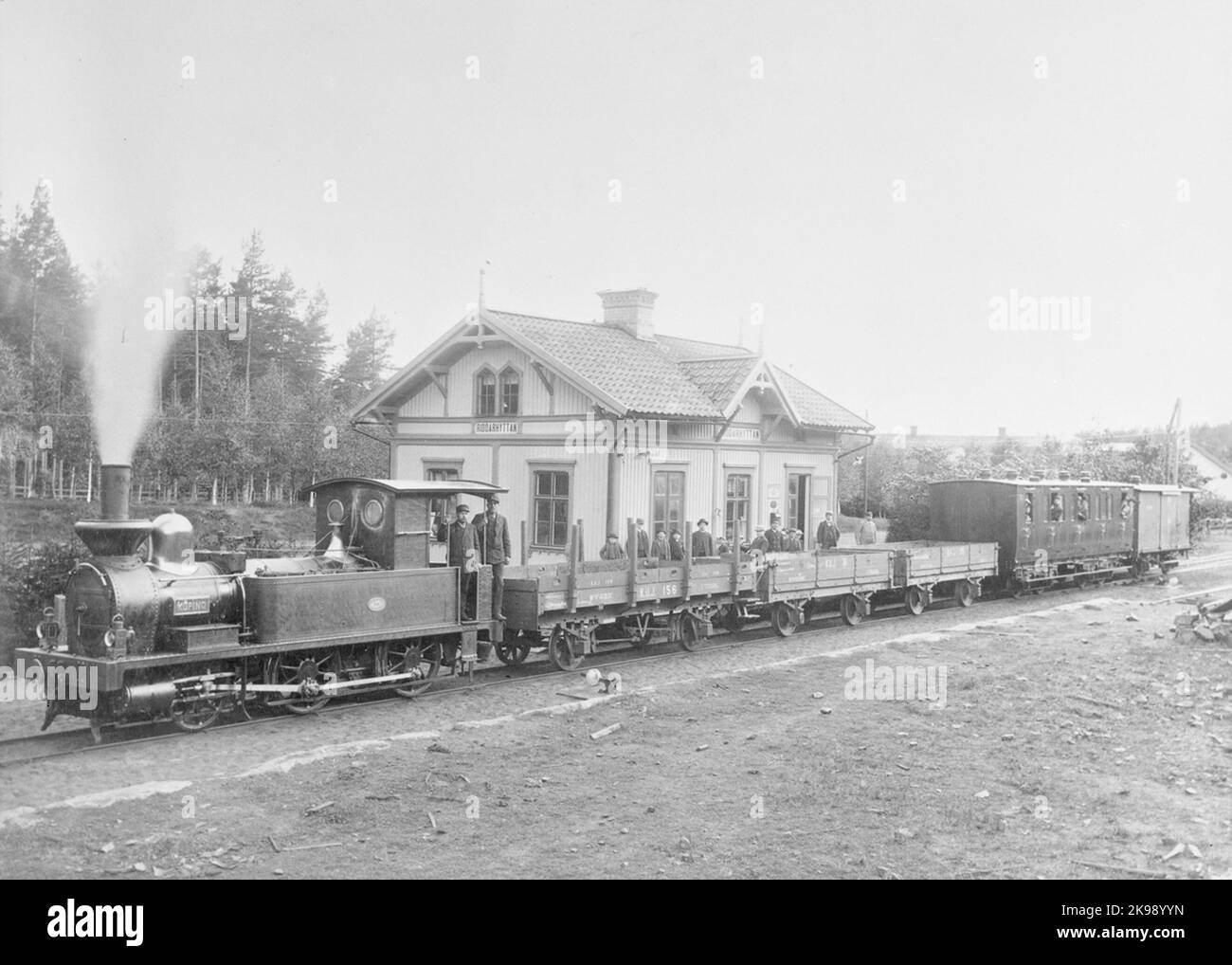 Bog train Black and White Stock Photos & Images - Alamy