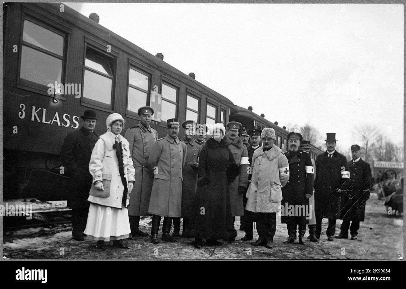 Healthcare professionals adjacent to an Invalid train in Hapranda ...