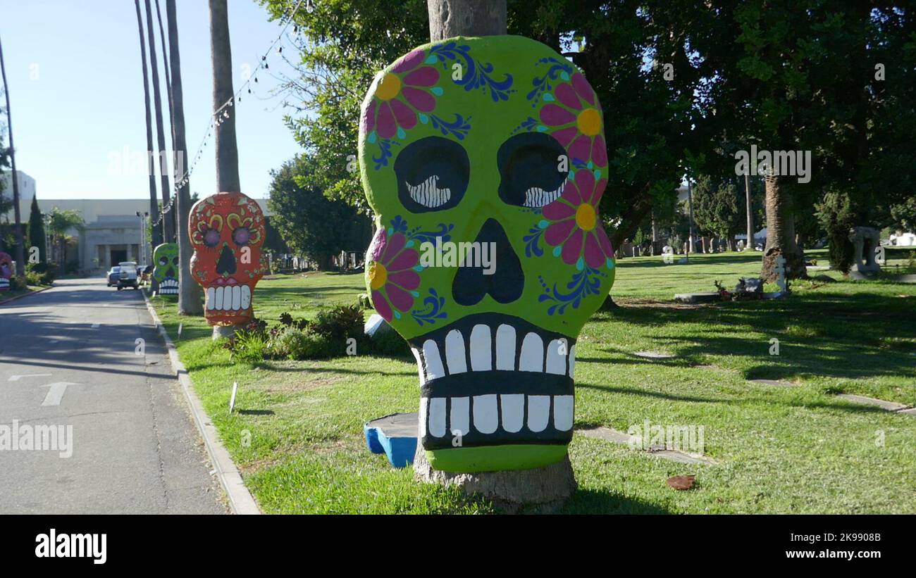 Los Angeles, California, USA 25th October 2022 A general view of atmosphere of Day of the Dead ...
