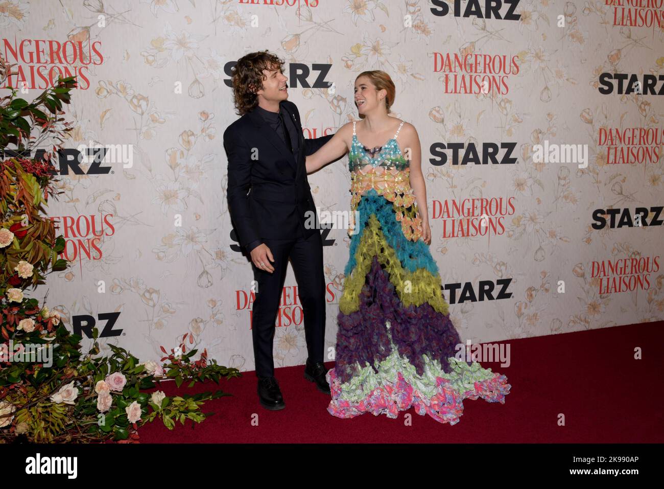 Nicholas Denton and Alice Englert attend the Dangerous Liaisons ...