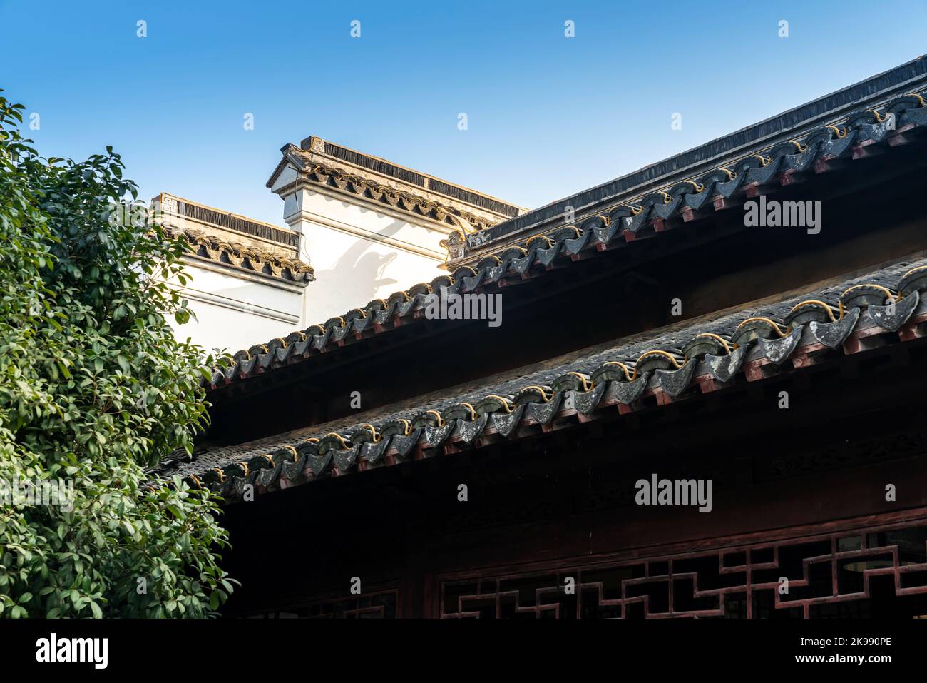 Dark clay tiles hi-res stock photography and images - Alamy