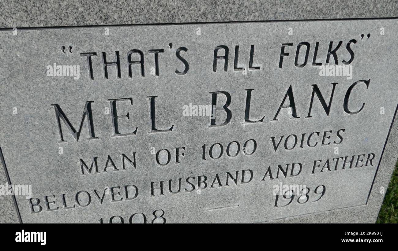 Mel Blanc Tombstone