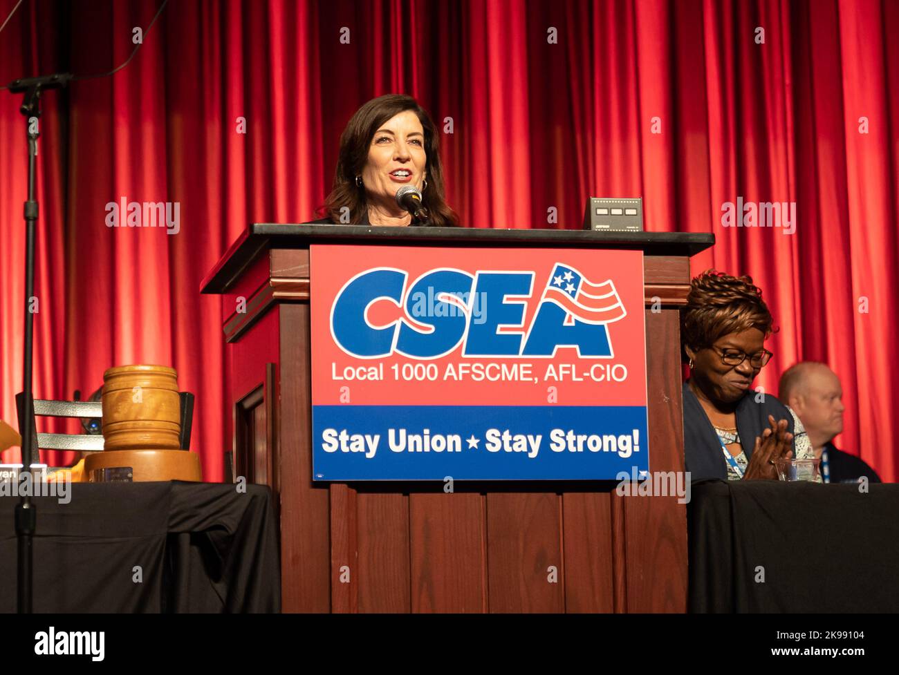 Governor Kathy Hochul delivers remarks at Civil Service Employees ...