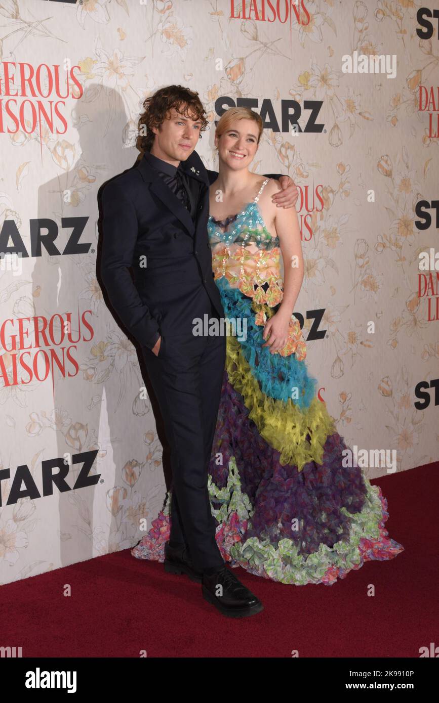 Nicholas Denton and Alice Englert attend the Dangerous Liaisons ...