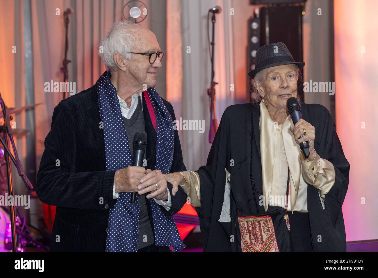 Dame Vanessa Redgrave receives the Raindance Icon Award from Sir ...