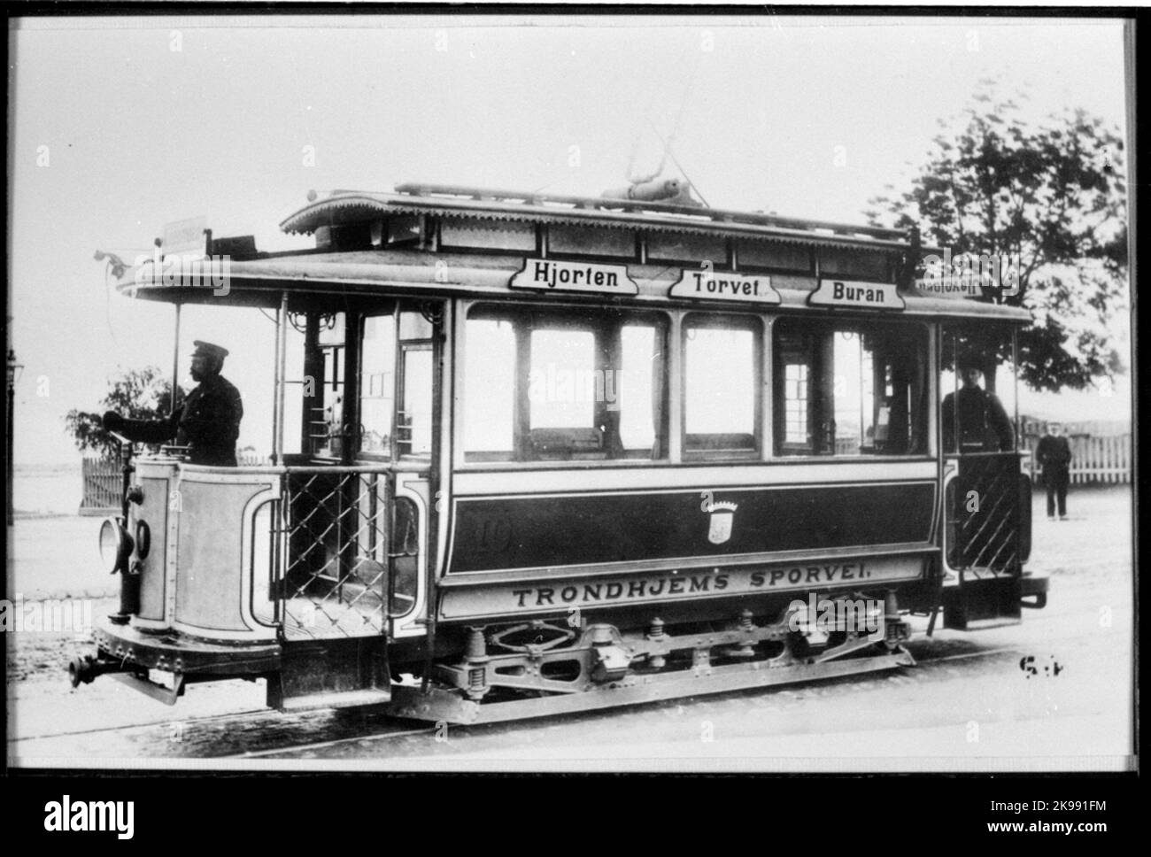 Trondheim Sporvei, TS tram 10 Stock Photo - Alamy