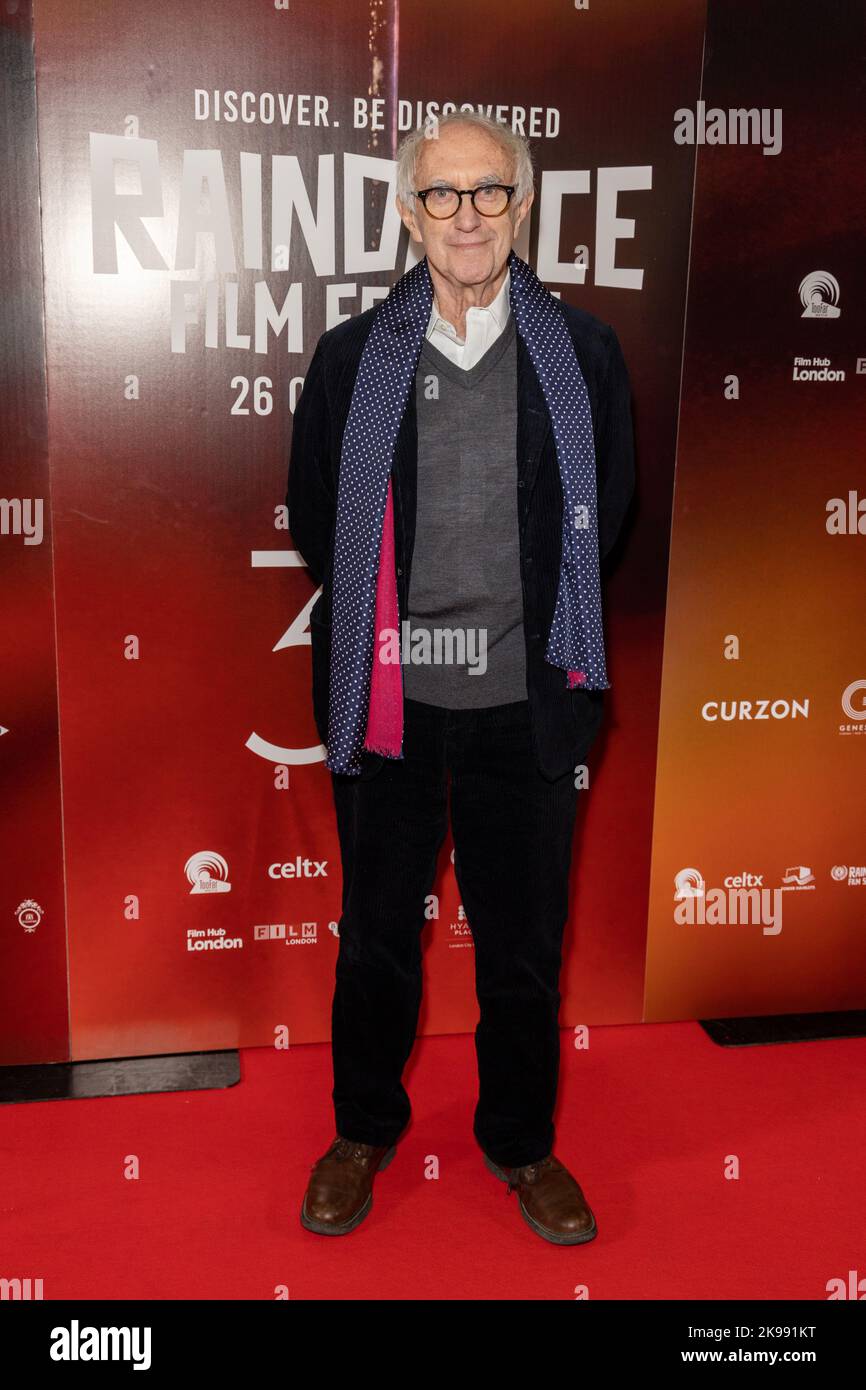 London, UK. 26th Oct, 2022. Sir Jonathan Pryce attends the Raindance ...
