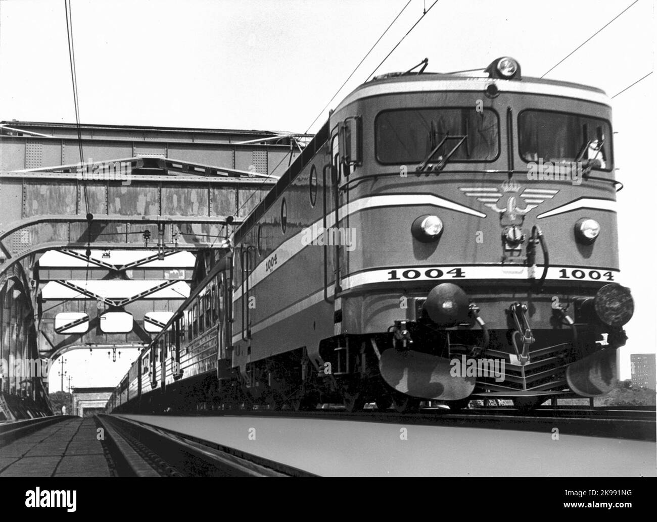 State Railways, SJ RB2 1004. Train on Årstabron Stock Photo - Alamy