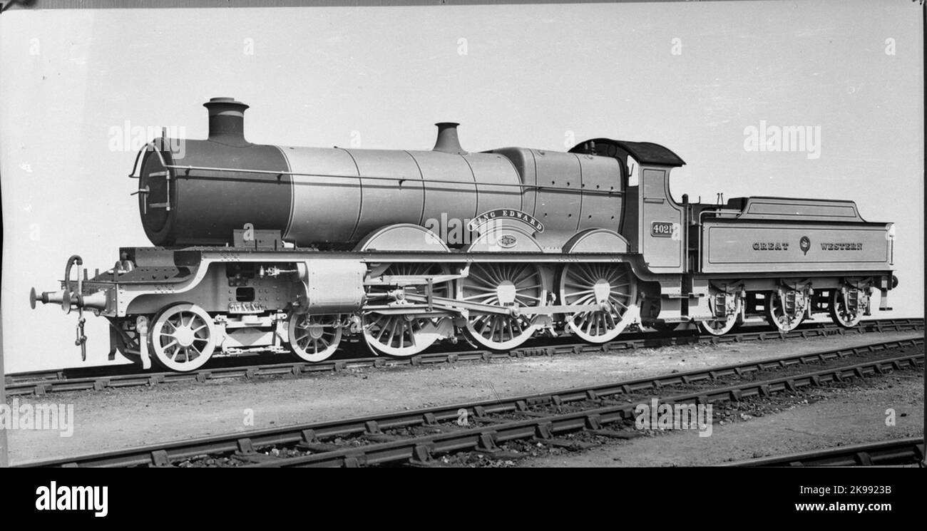 (Great Western Railway) GWR lok 4021 "King Edward Stock Photo - Alamy