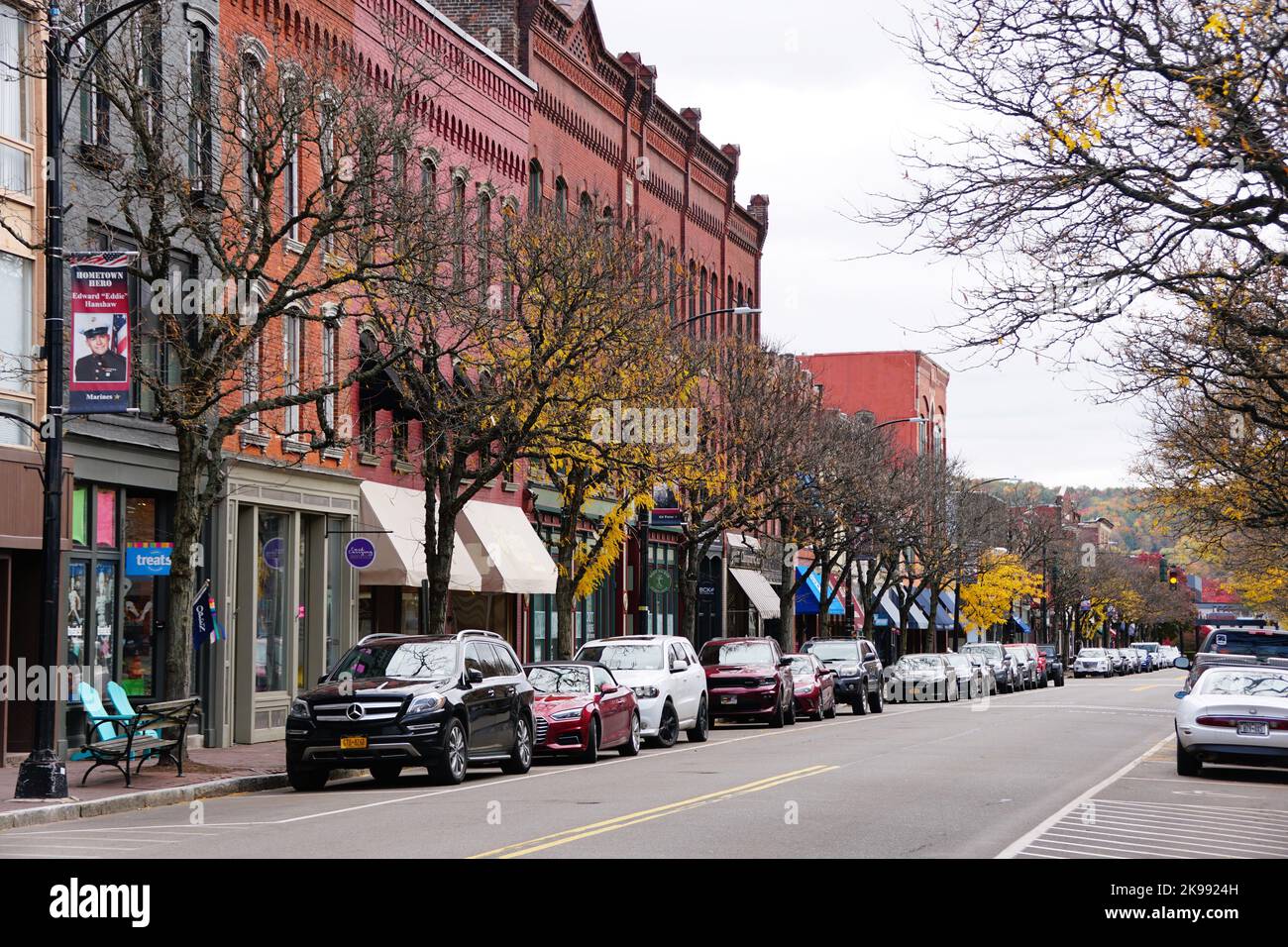 Downtown Corning Ny People Houghton