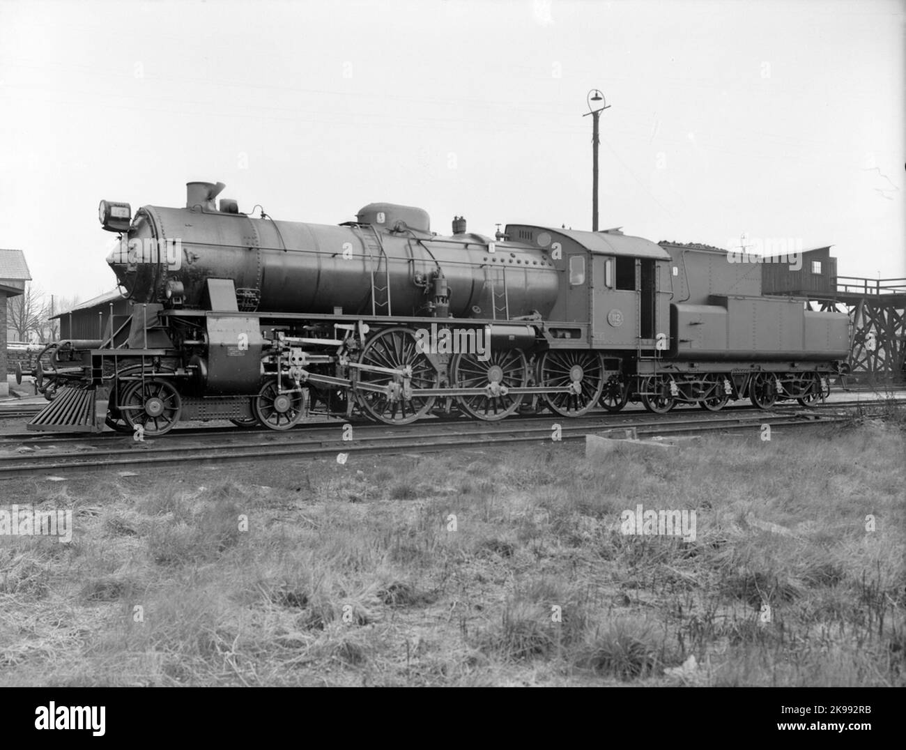BJ H3S 112. The locomotive was manufactured in 1927 by Nohab ...