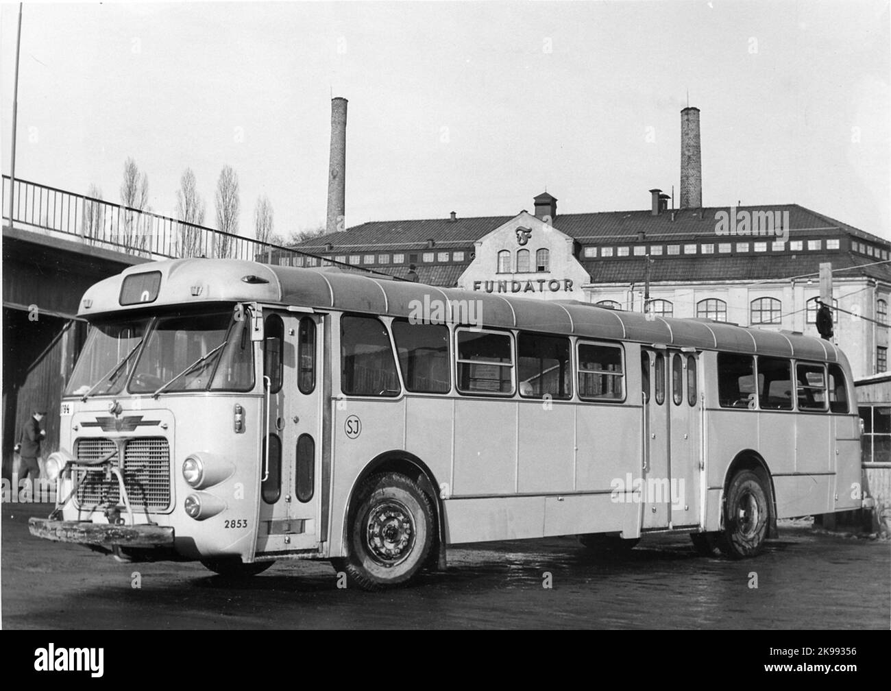 State Railways, SJ Bus 2853 Stock Photo - Alamy
