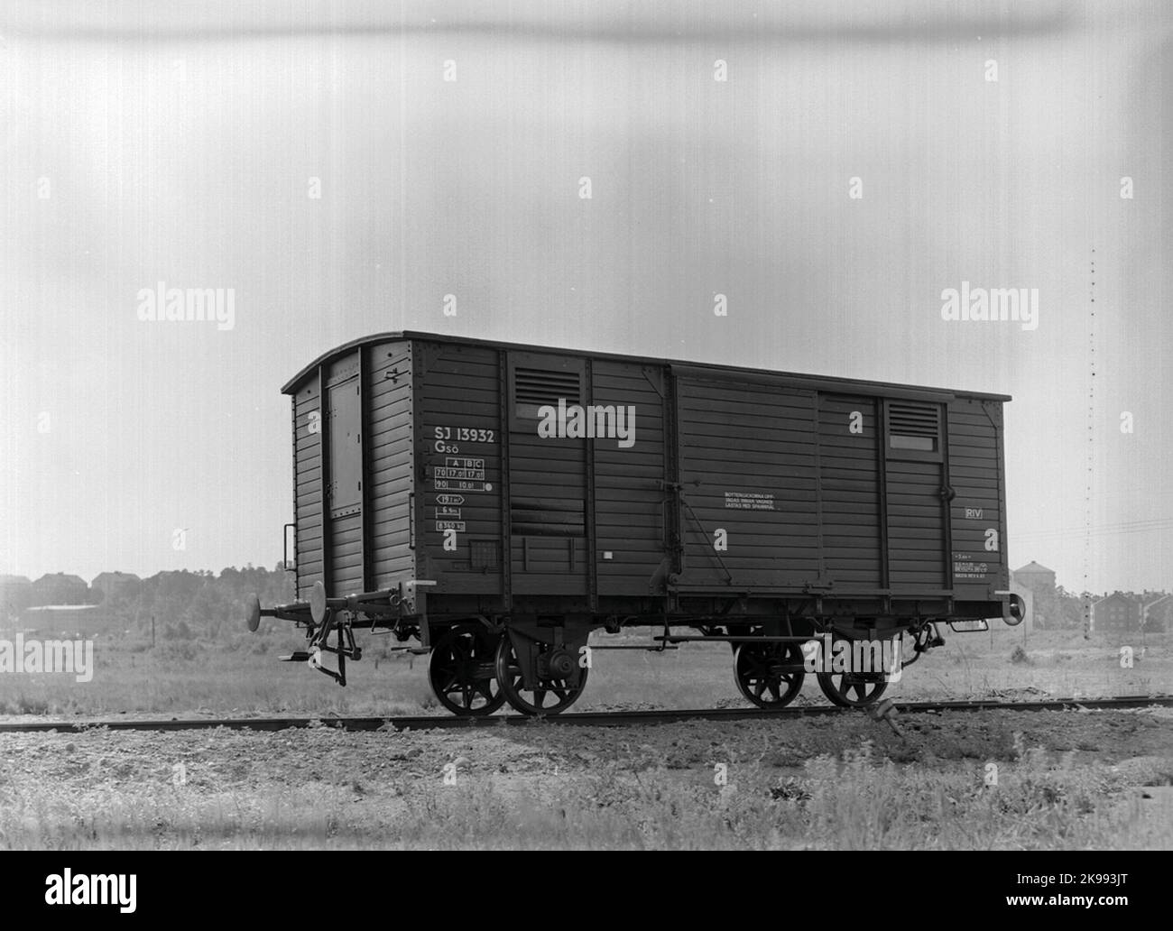 State Railways, SJ GSÖ 13932 Stock Photo - Alamy