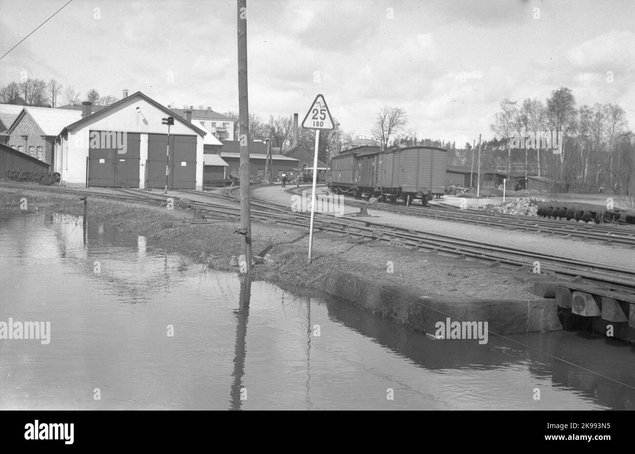 Finspong, rail bus Stock Photo - Alamy