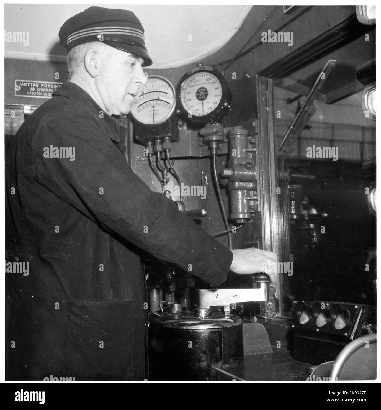 Driver in control Cut Out Stock Images & Pictures - Alamy